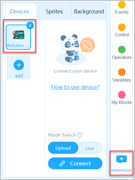 Example — [arduino] Create An Led Extension Using The Universal Template Makeblock Help Center