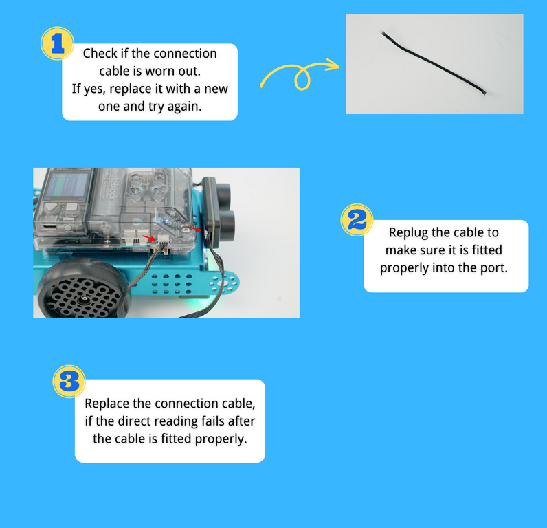 15. The Ultrasonic Sensor Reading Stays at 0 or 300 – Makeblock Help Center
