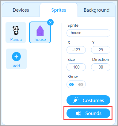 Stage—Sounds – Makeblock Help Center