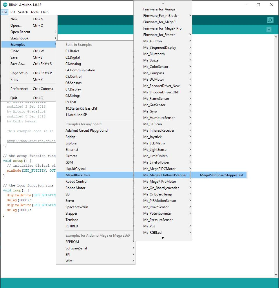 Program Ultimate 2.0 in Arduino – Makeblock Help Center